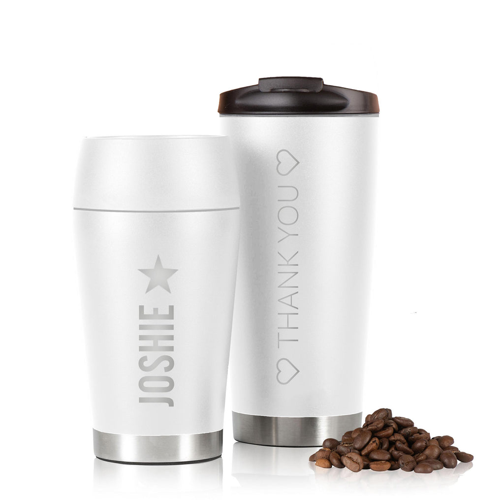 Personalised Coffee Travel Mugs - Travel Cups with Custom Engraving ...
