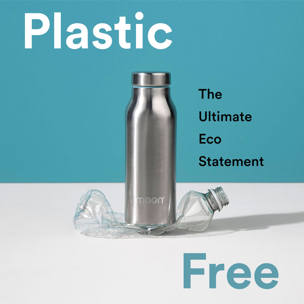 Recycled Stainless Steel Water Flasks | Moon Bottles Australia